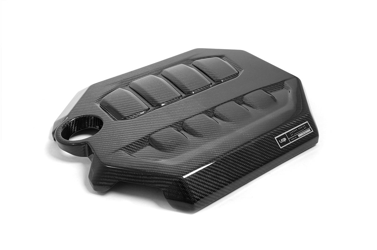 USP MOTORSPORTS CARBON FIBER ENGINE COVER FOR VW MK8 GTI & GOLF R (EVO ...