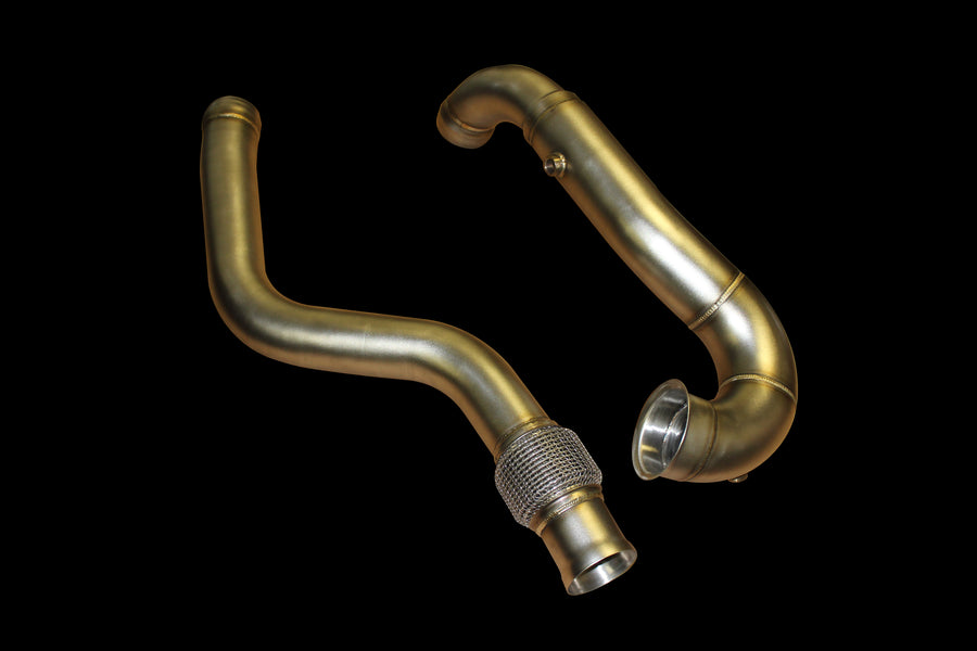 MERCEDES-BENZ A45 AMG STAINLESS STEEL DOWNPIPES | Park Auto Motorsports
