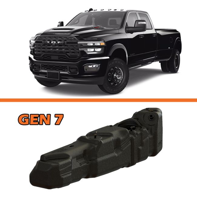 2025+ Dodge RAM Crew Cab, Long Bed Cummins Diesel XXL GEN 7 Fuel Tank ...
