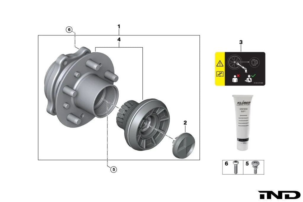 BMW M Performance G8X M2 / M3 / M4 Center Lock Hub Retrofit and 963M W ...