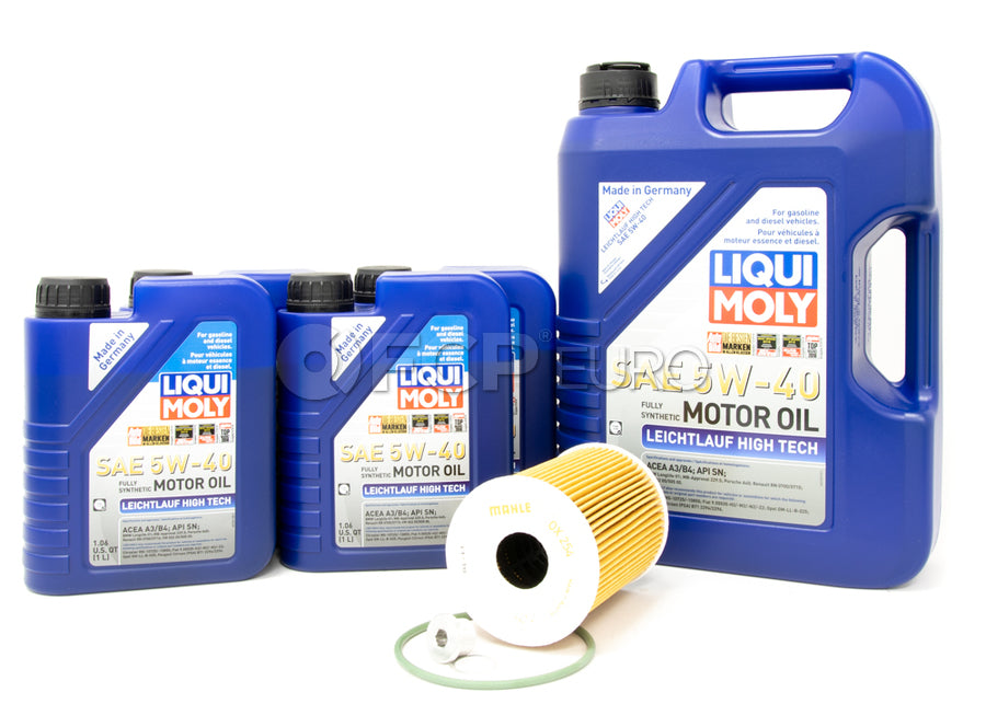 Porsche Engine Oil Change Kit (5W-40) - Liqui Moly/Mahle 970POILKT2 ...