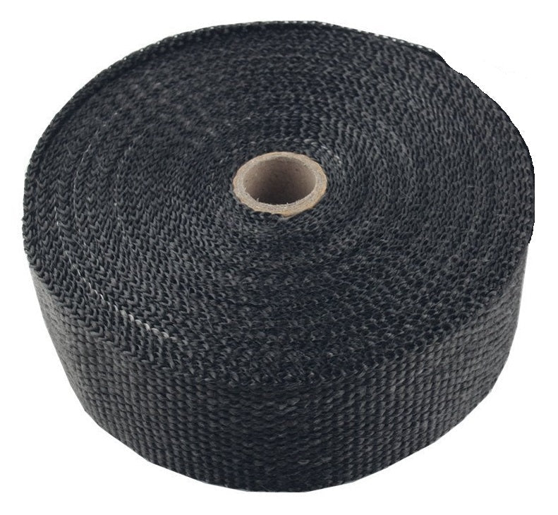 Torque Solution Fiberglass Exhaust Wrap Universal 1inx50ft - Black ...