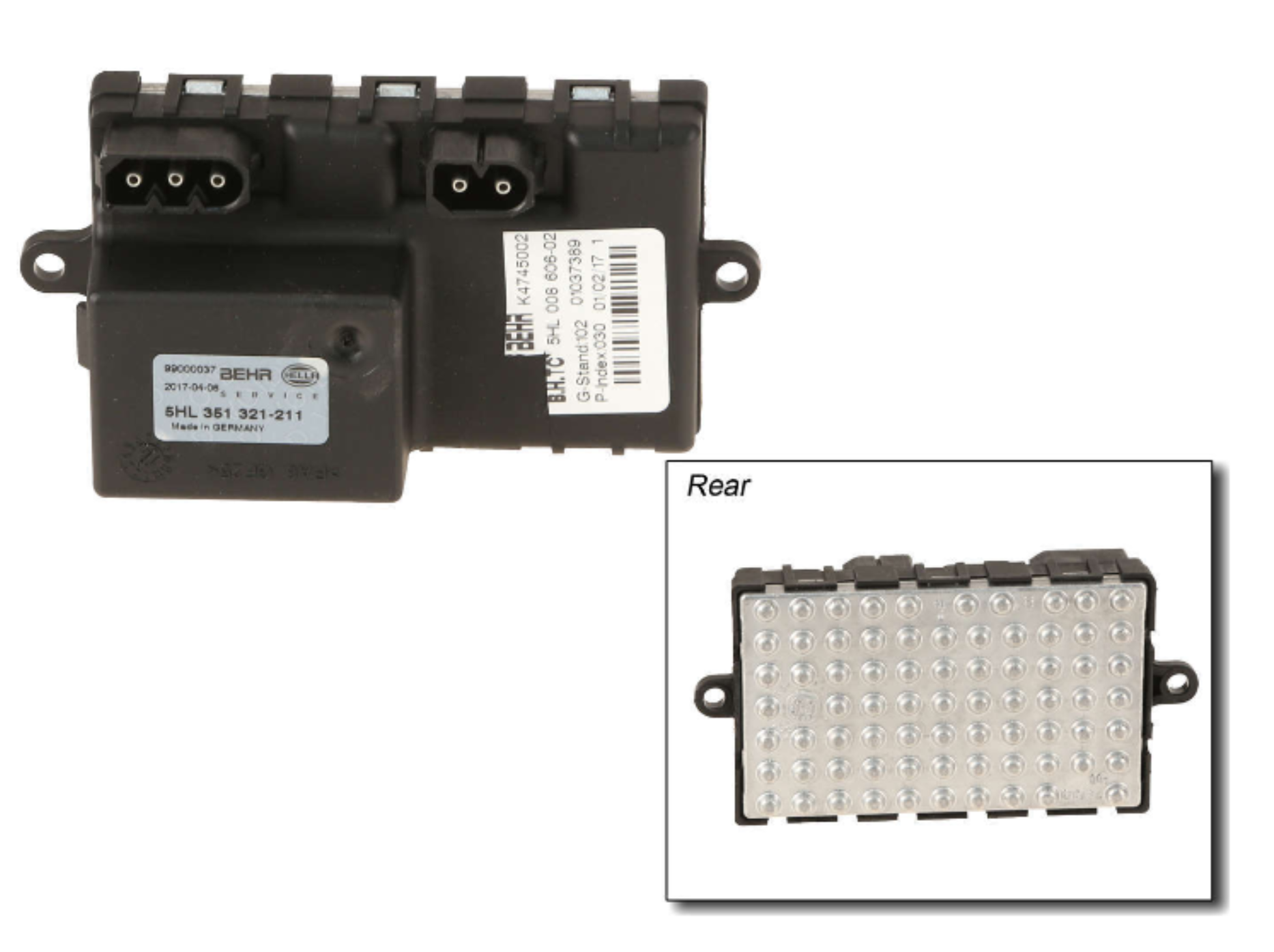 BMW Blower Motor Regulator - Mahle Behr 67636988452 | Park Auto Motorsports