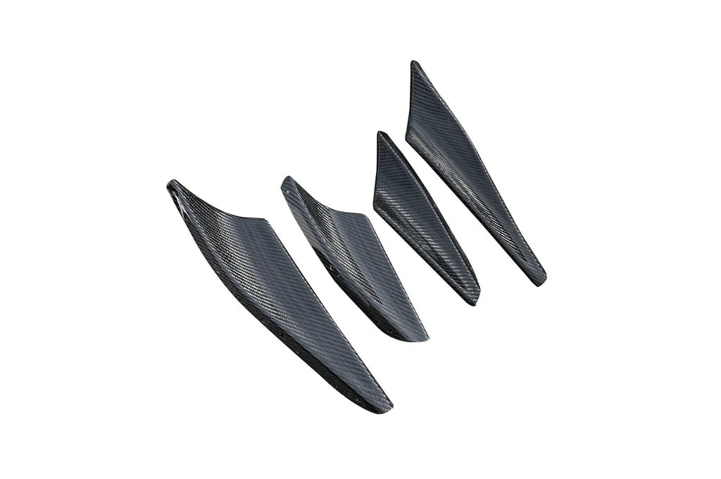 Rexpeed V-Style Carbon Fiber Canards for Evo X (R90) | Park Auto ...