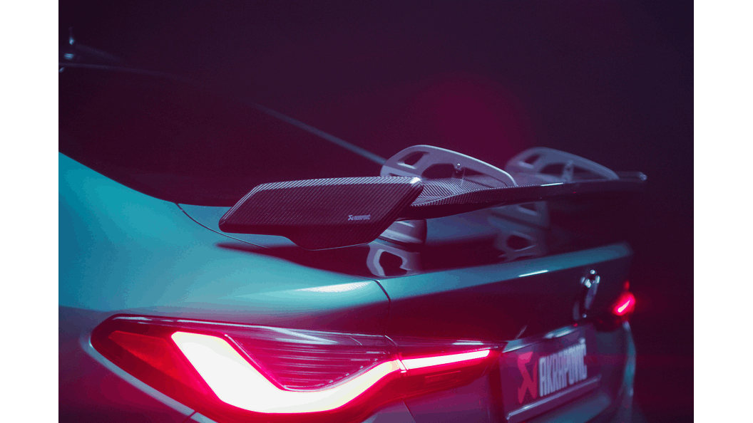 Akrapovic 21-22 BMW M3 (G80) M4 (G82 Rear Wing (Carbon) With Fitting K ...