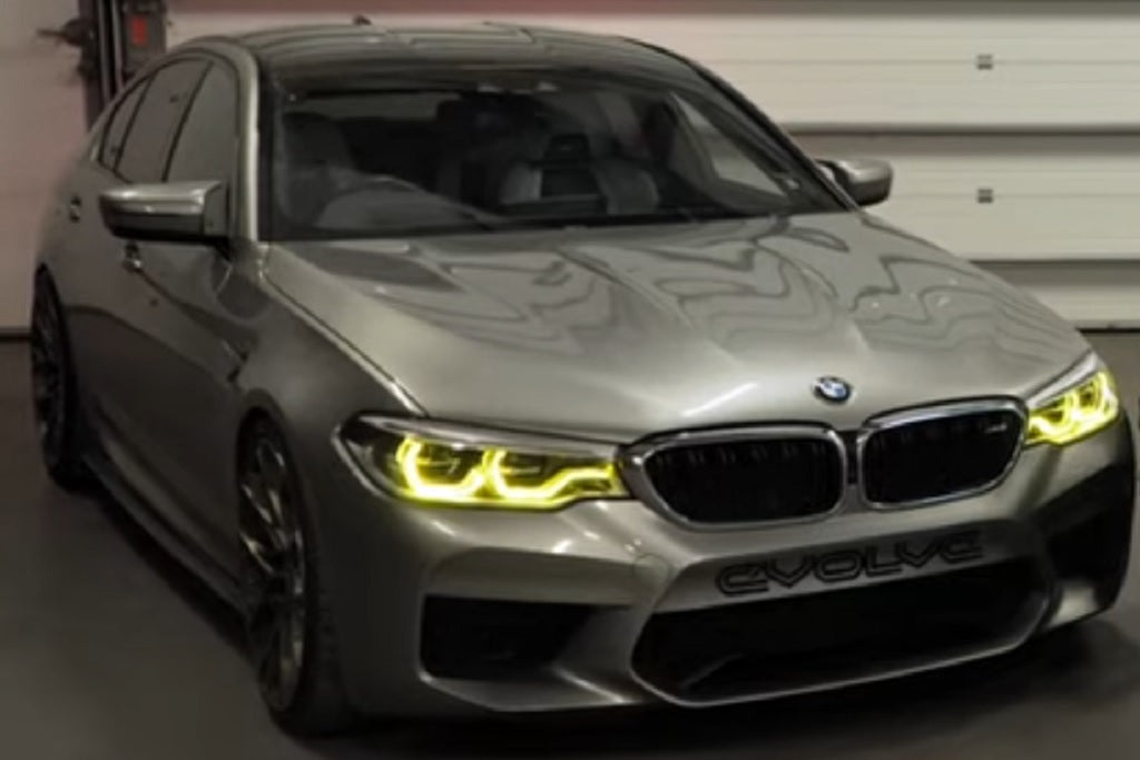 Motorsport+ F90 M5 Pre-LCI CS Style Yellow DRL LED Module Set | Park ...