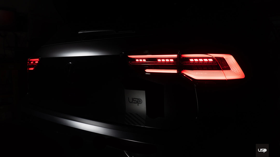 USP Euro Dynamic LED Tail Light Conversion For VW MK8 GTI/Golf R - Cle ...