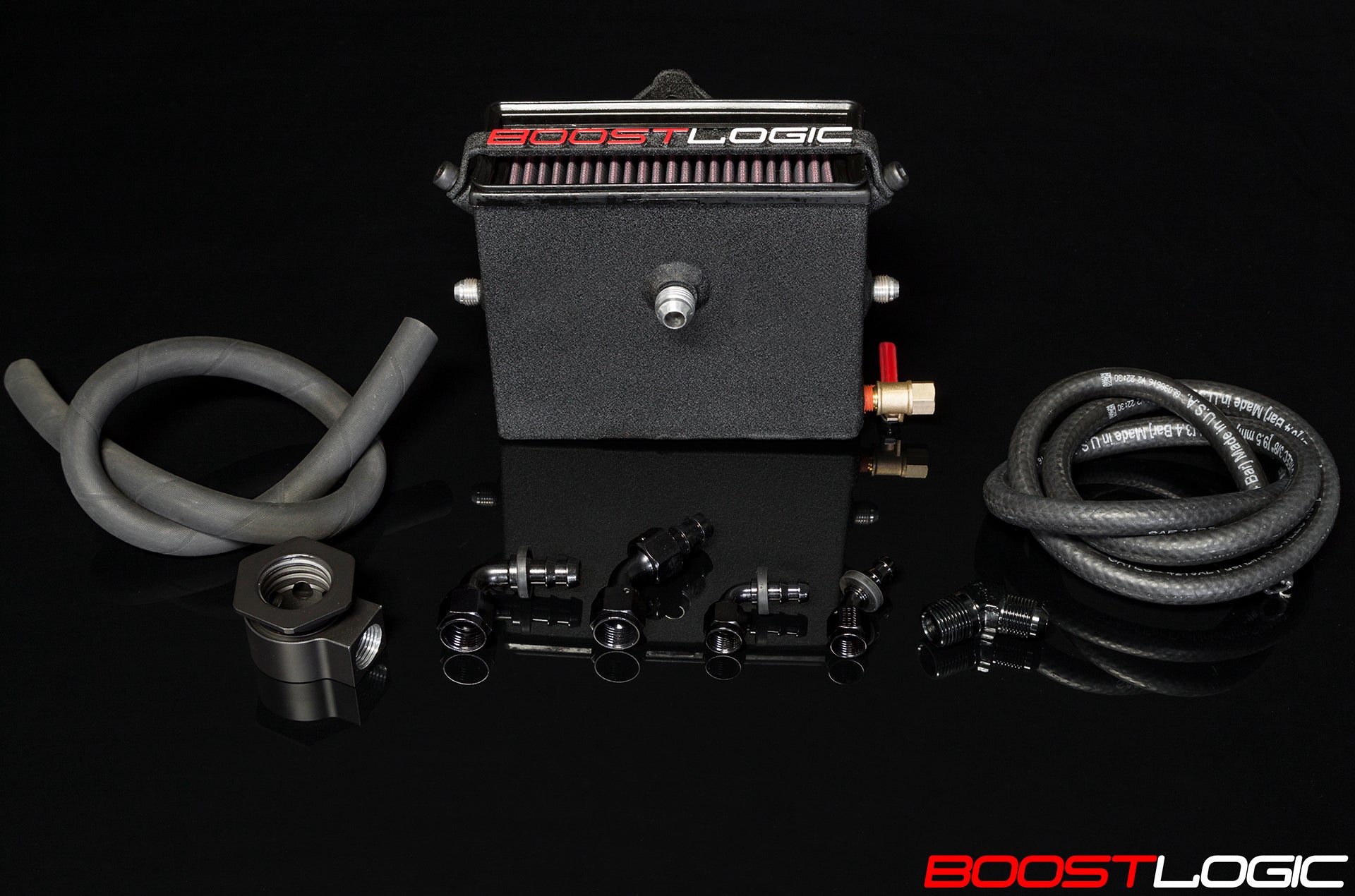 Boost Logic Engine Breathing System with Additional Oil Filler Neck Ve ...